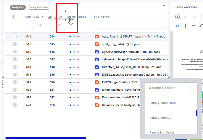 Room Documents List – quikdata