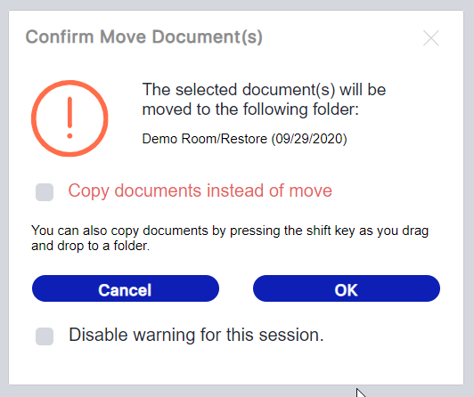 Room Documents List – quikdata