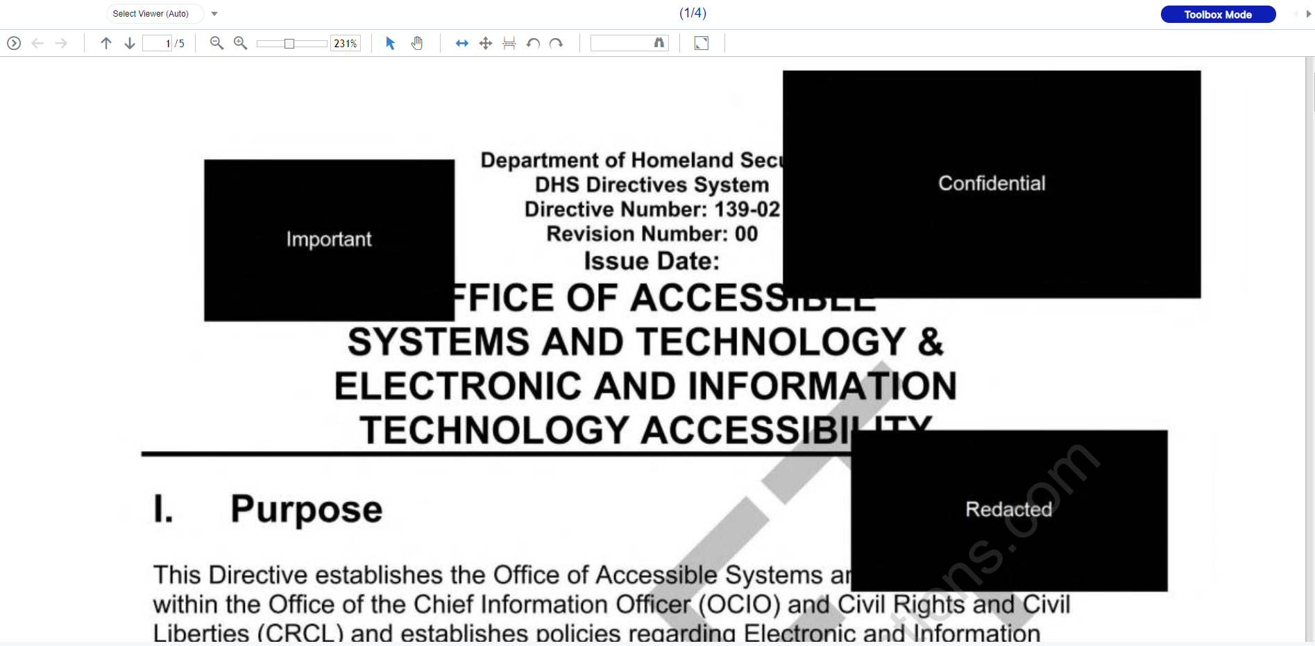 Redacting Documents – quikdata