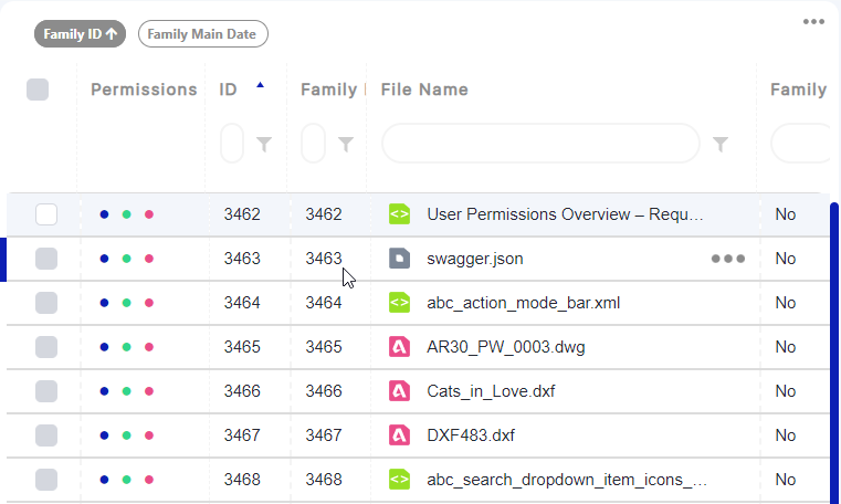 Room Documents List – quikdata