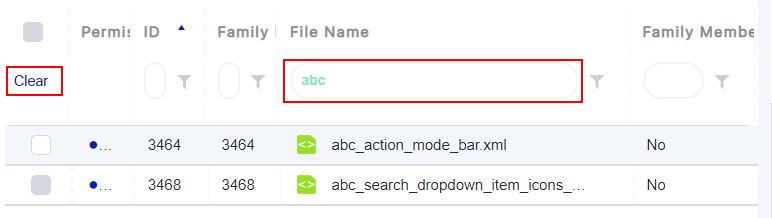Room Documents List – quikdata